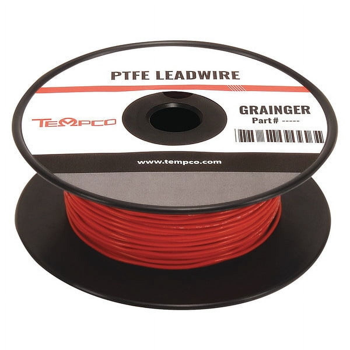 Tempco High Temp Lead Wire, 14 AWG, Red, 100 ft LDWR-1051 - Walmart.com