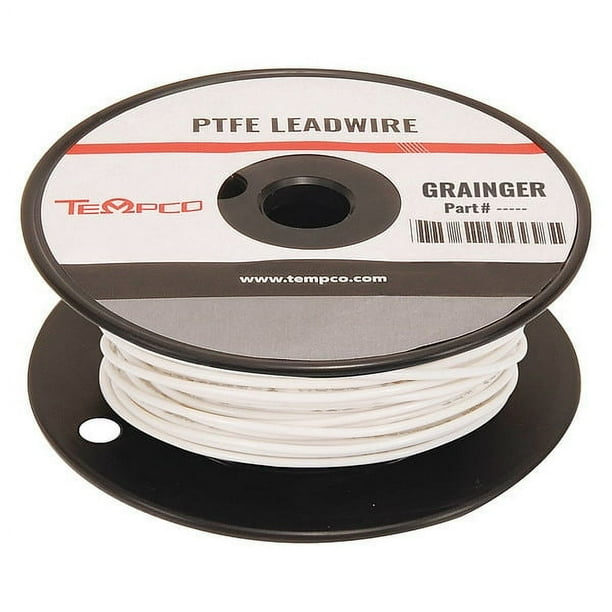 Tempco High Temp Lead Wire,16AWG,100ft,Wht LDWR-1057 - Walmart Business ...