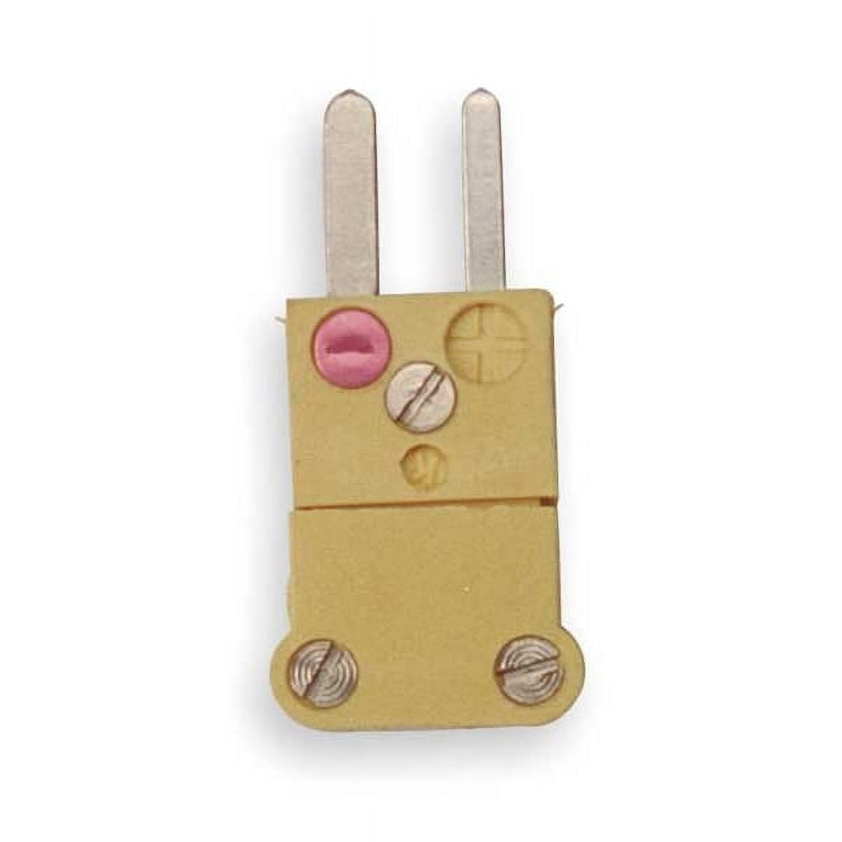 Tempco Thermocouple Plug,K,Yellow,Miniature TCAR-1012 - Walmart.com