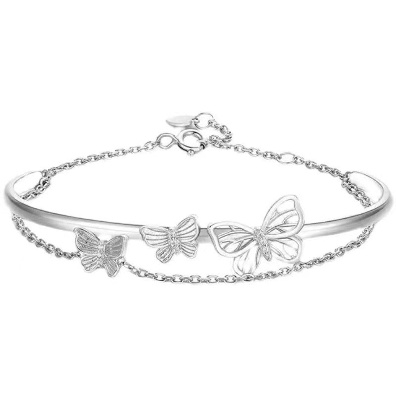 Temperament Butterfly Chain Bracelet Girls Summer All Match High End ...