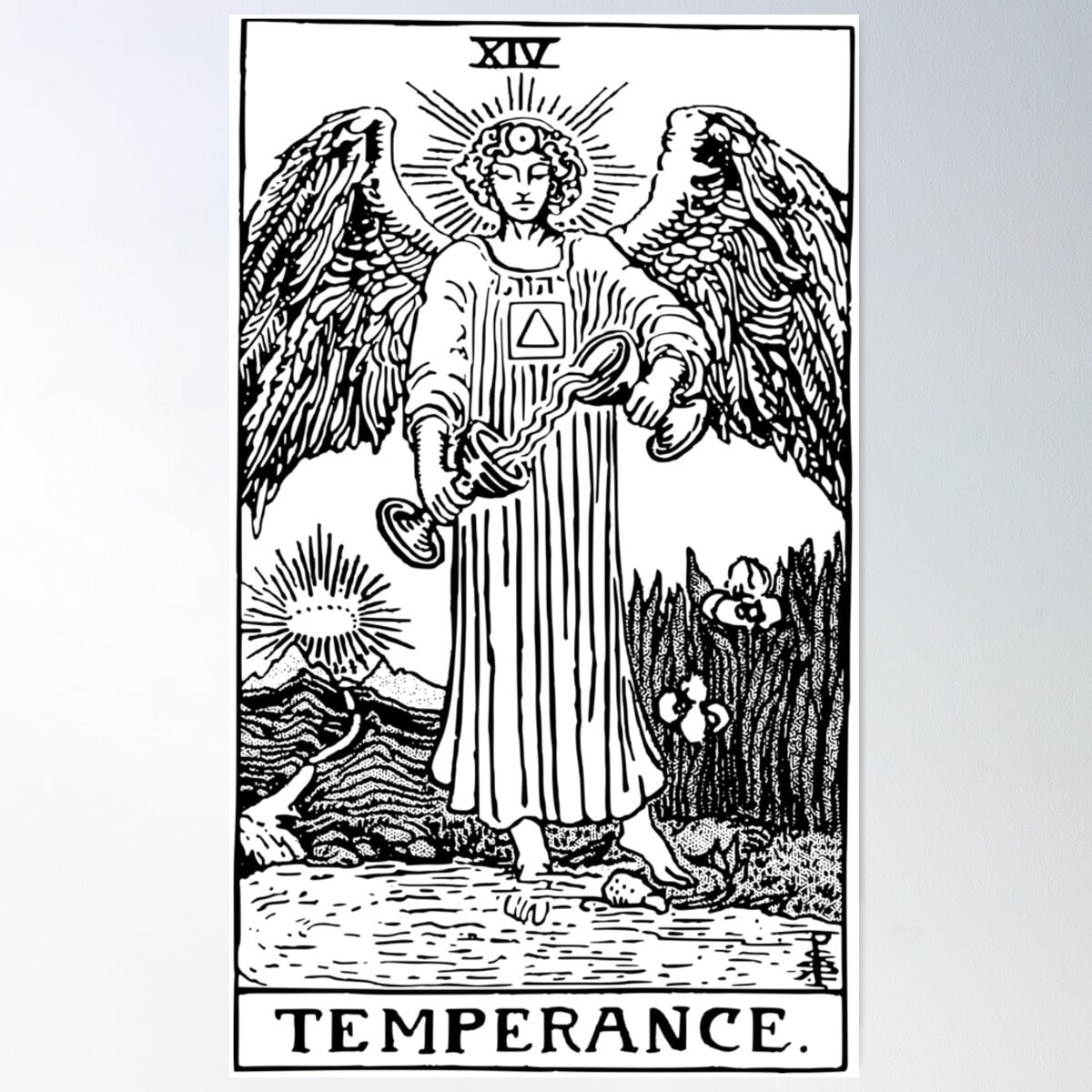 Temperance Poster Wall Art, Modern Wall Decor For Living Room Bedroom ...