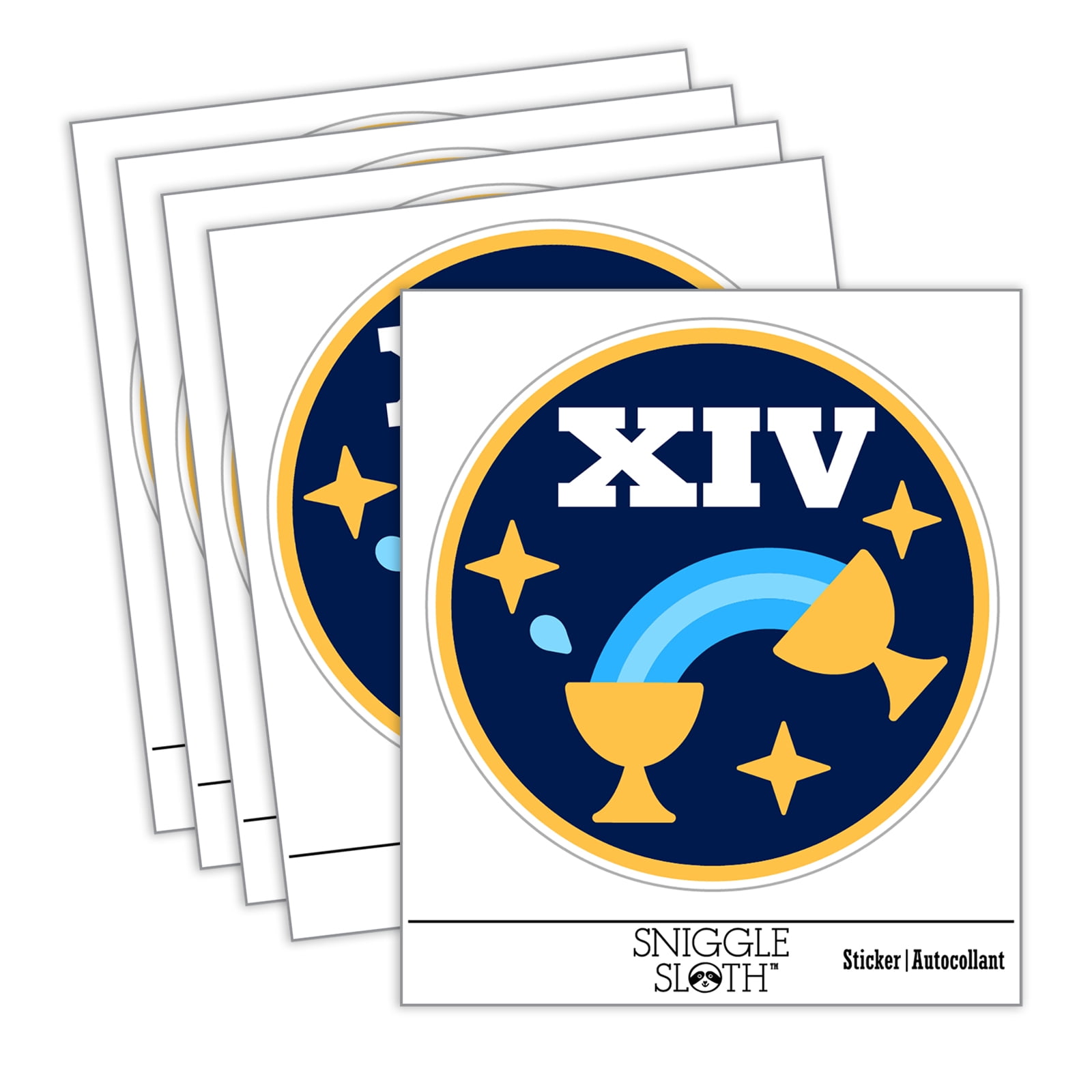 Temperance Tarot Card Car Window Bumper Water Bottle Phone Tablet ...