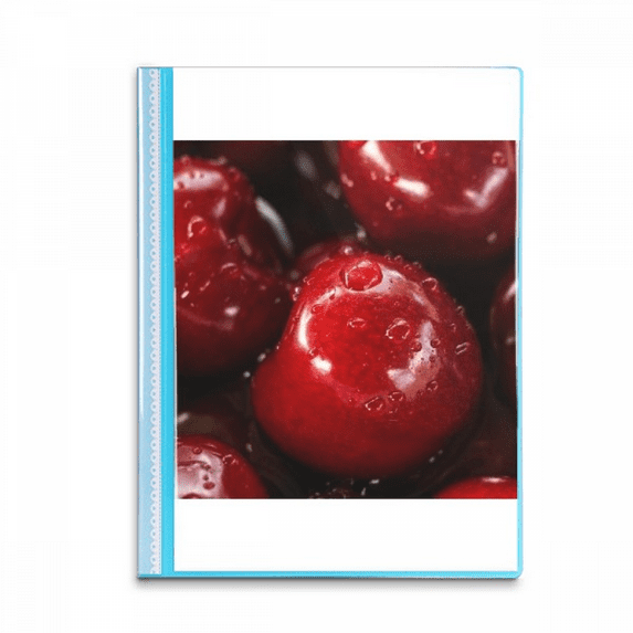 Temperate Red Fruits Picture Cherry Book Sheet Protectors Portfolio ...