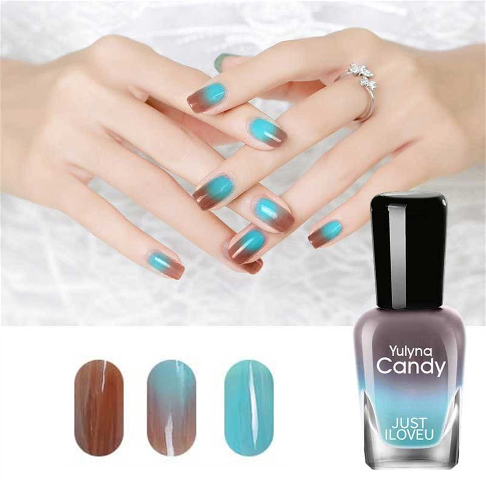 Temperature Change Nail Polish Color Temperature Control Nail Polish Long Lasting No Bake ...