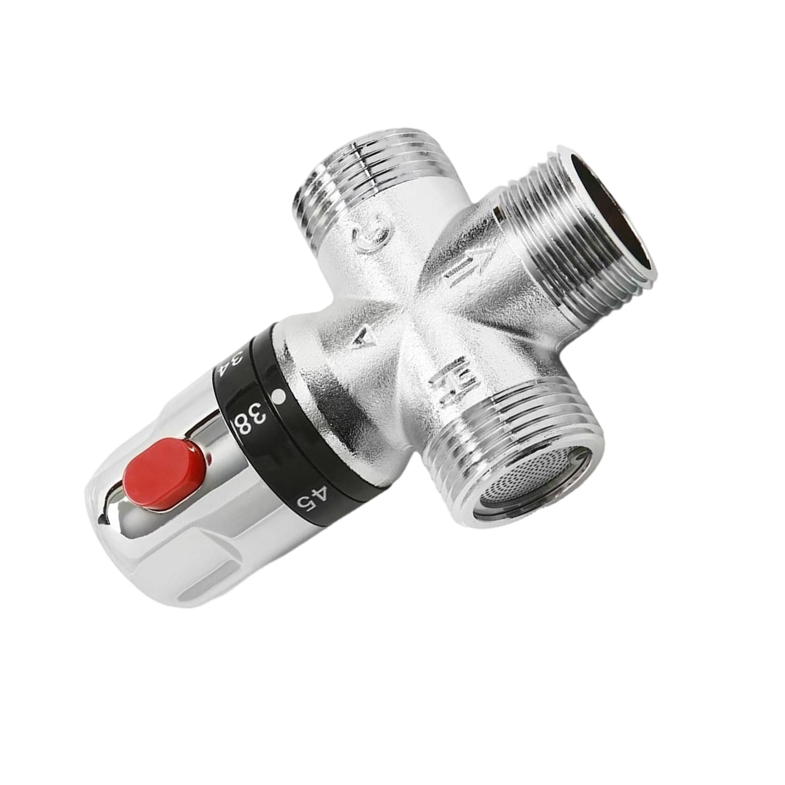Temperature Control Brass Valves Erosion Proof Coating Thermostatic ...