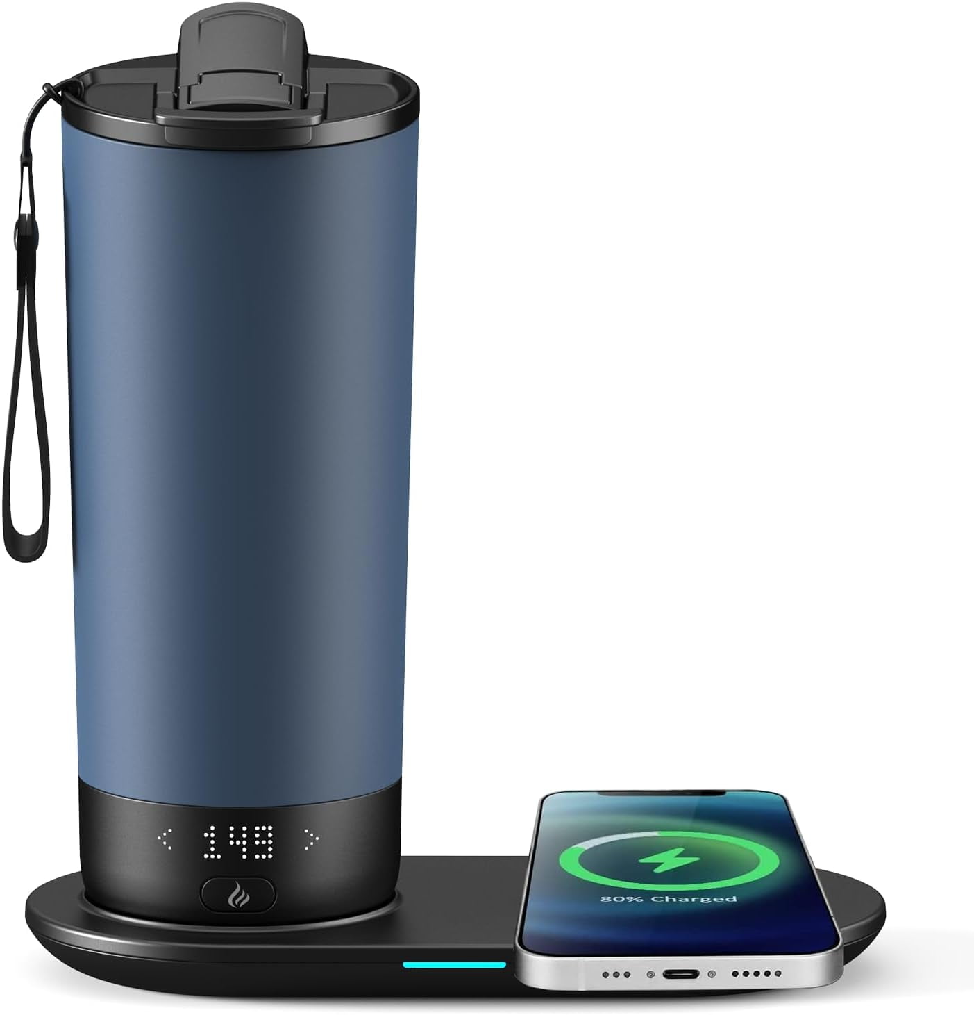 Temperature Control Heated Travel Mug Self Heating Coffee Mug 20 Oz App ...