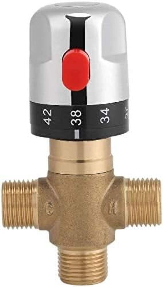 Temperature-Controlled Solid Brass Valve, Thermostatic Mixer with ...