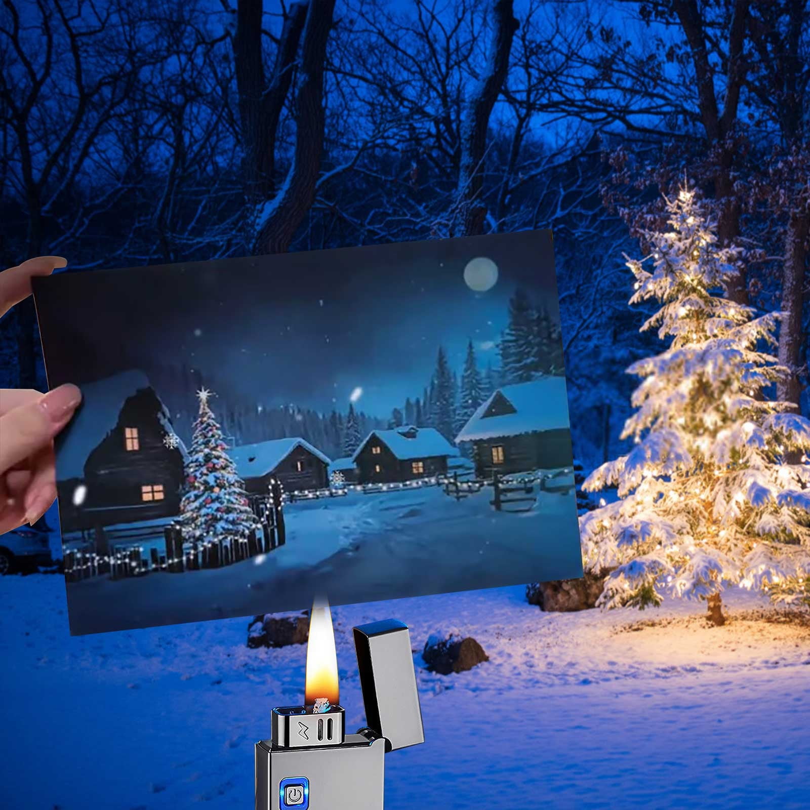 Temperature Controlled Color Changing Christmas Card | Thermochromic ...