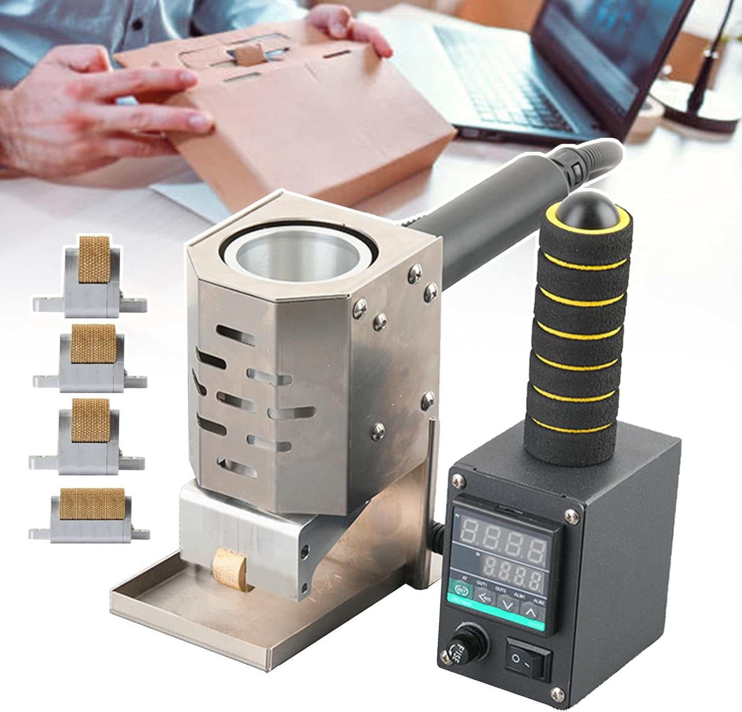 Temperature Controlled Hot Melt Roller Equipment-Portable Handheld Hot ...