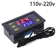 W1209 12V -50°C to 110°C Digital Thermostat Temperature Control Switch Sensor Module - Walmart.com