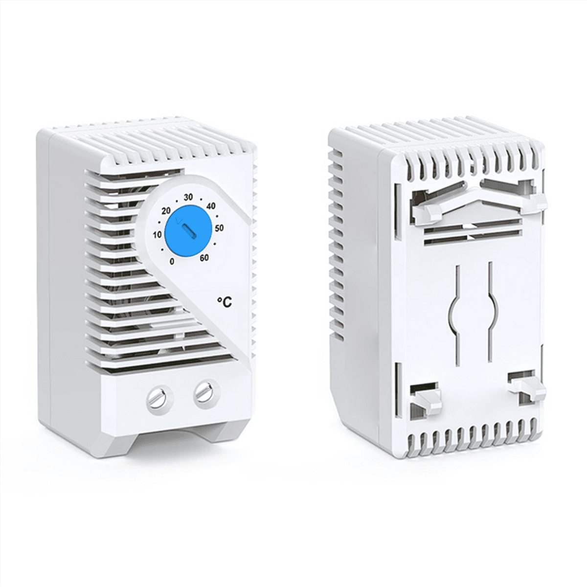 Temperature Controller Mechanical Switch NO NC 0-60℃ Cabinet Thermostat ...