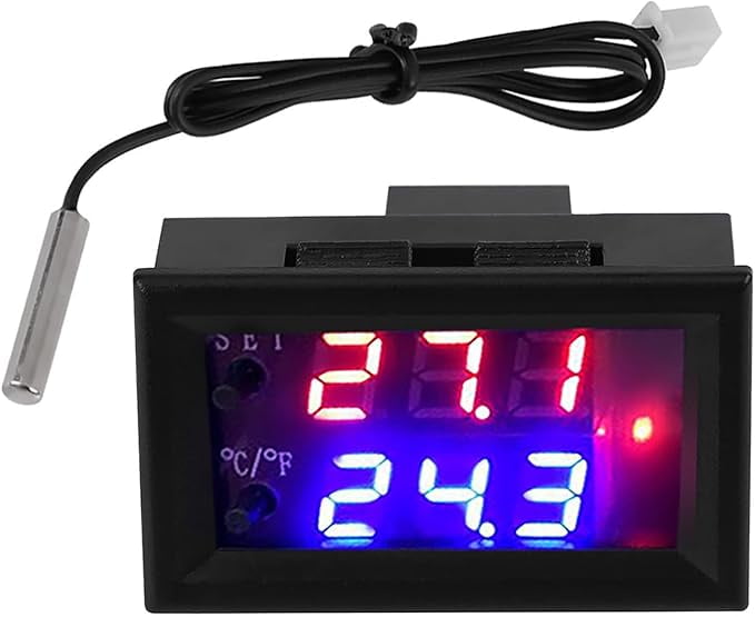 Temperature Controller, PID Temperature Controller Kit Digital Display ...