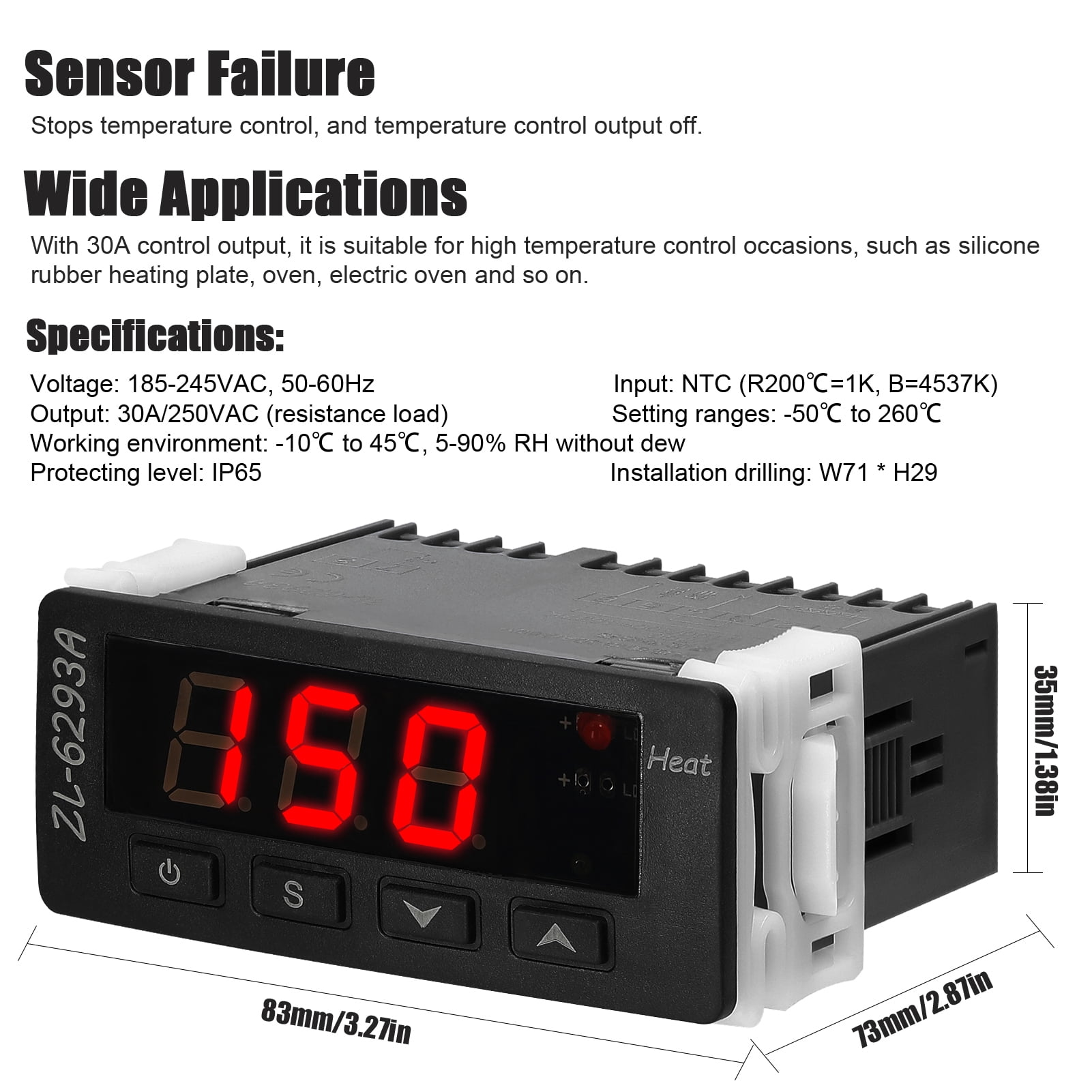 Temperature Controller,Plates Display Temperature Rubber Plates Display ...