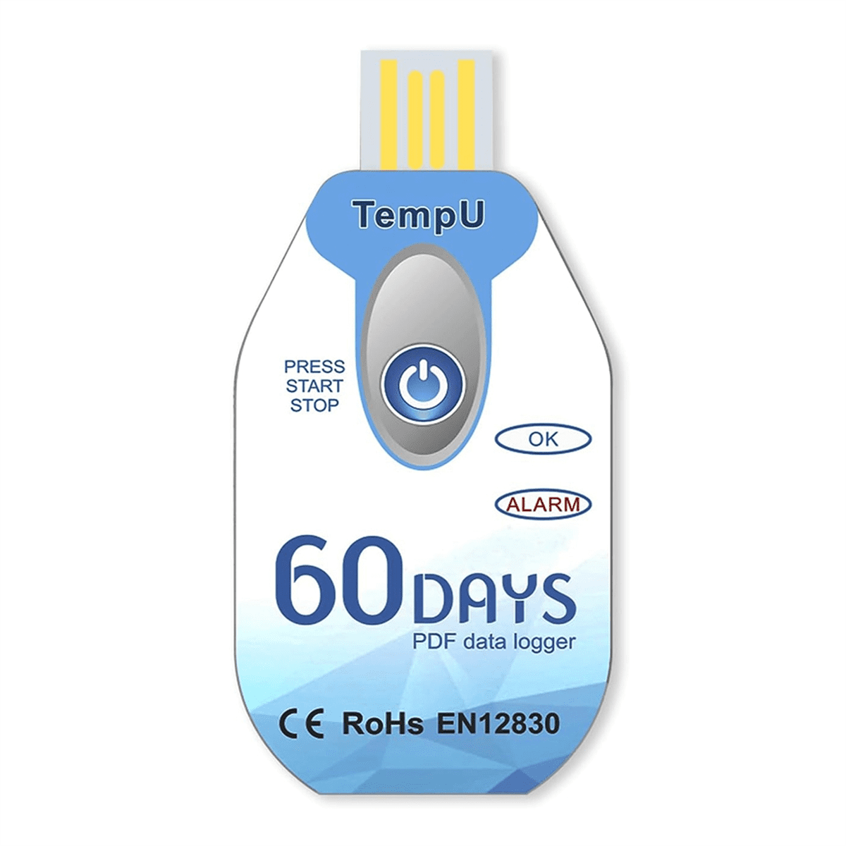 Temperature Data Logger USB Disposable PDF Temp Recorder Thermometer ...