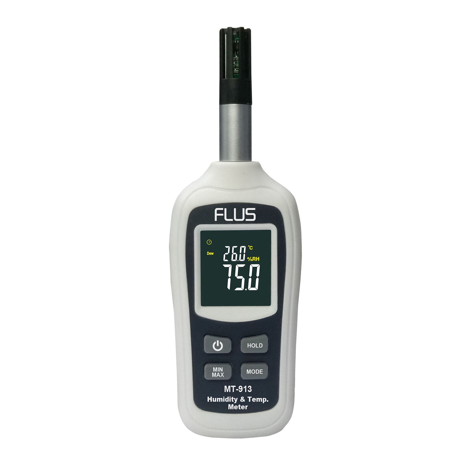 Temperature and Humidity Meter with Backlight Portable Thermometer LCD Display Screen Digital ...