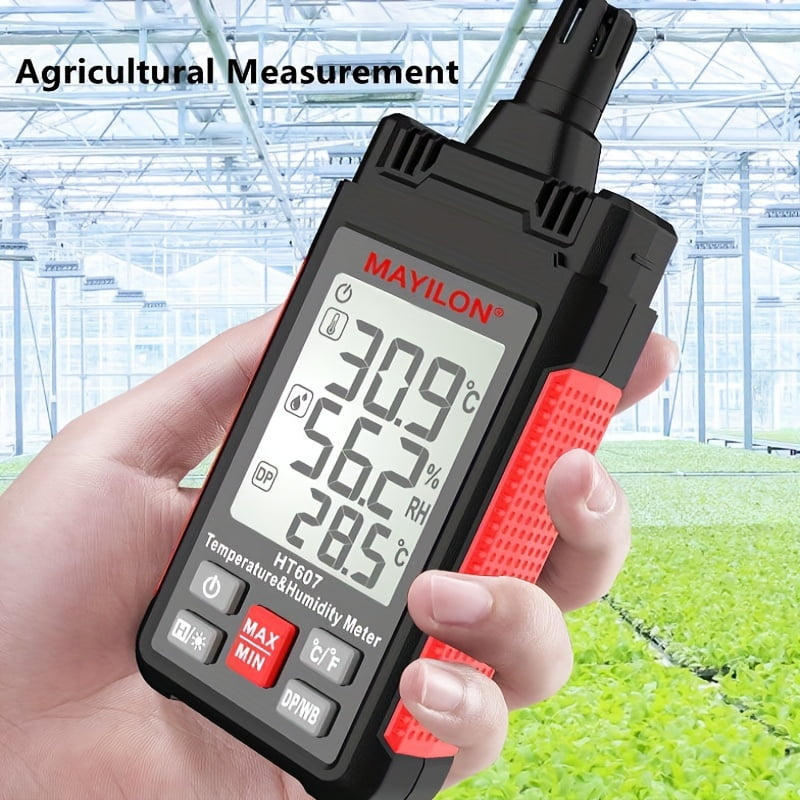 Temperature Humidity Meter High Precision Digital Hygrometer With ...