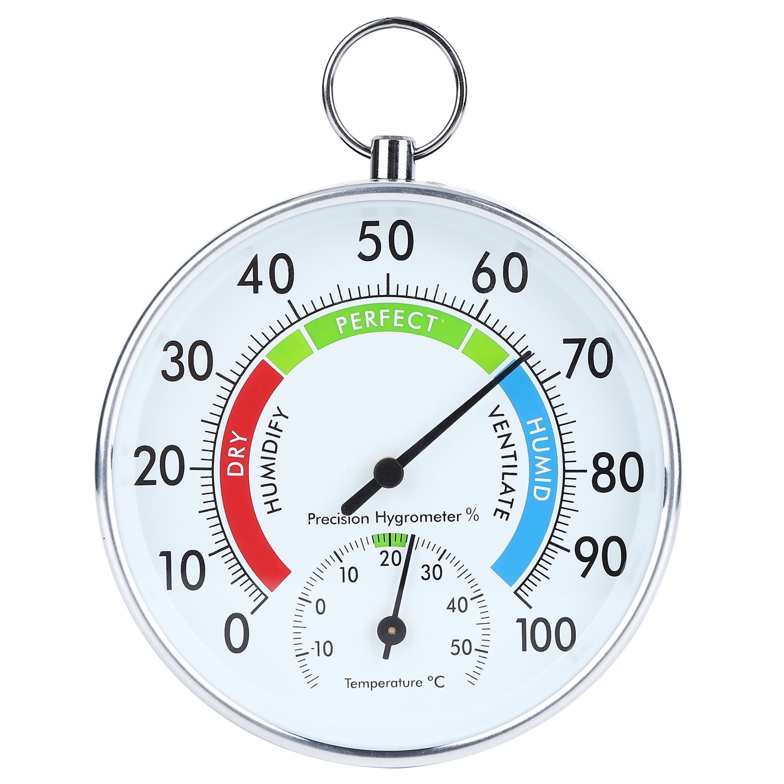 Temperature Humidity Meter, Indoor Thermometer Hygrometer Wall-Hanging ...