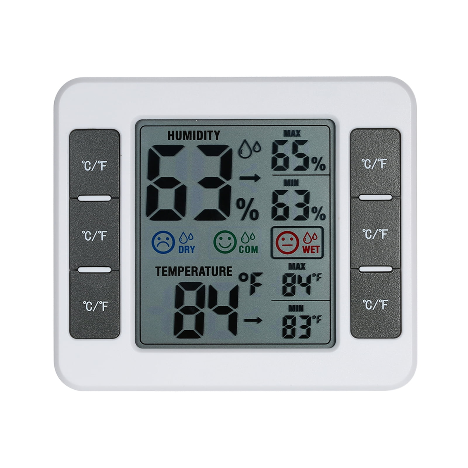 Temperature Humidity Meter,Max Min Value Meter With Max Indoor ...