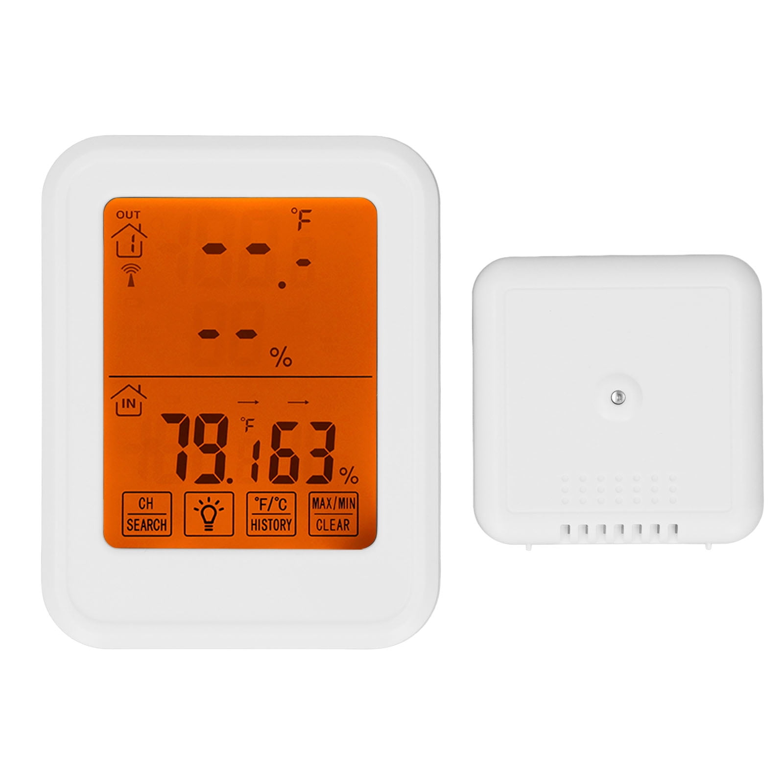 Temperature Humidity Monitor, Outdoor Indoor Thermometer Hygrometer ...