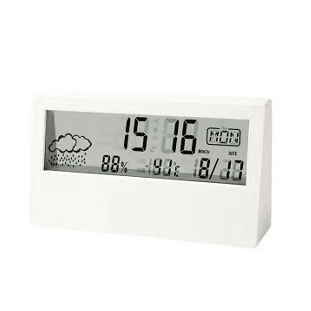 Temperature & Humidity Monitor Simple clock weather humidity mute ...