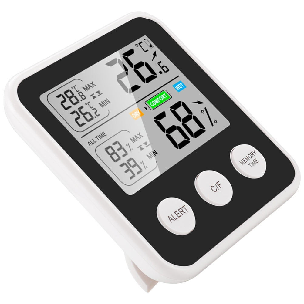 Temperature Humidity Sensor Thermostat Thermometer Stand Personal ...
