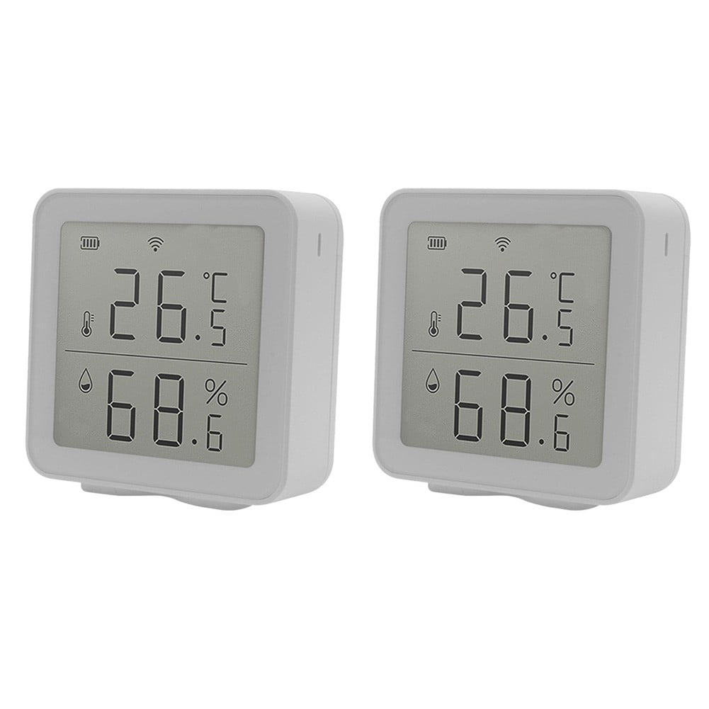 Temperature Humidity Sensor with Digital Lcd Display, Aaa Batteries Not ...