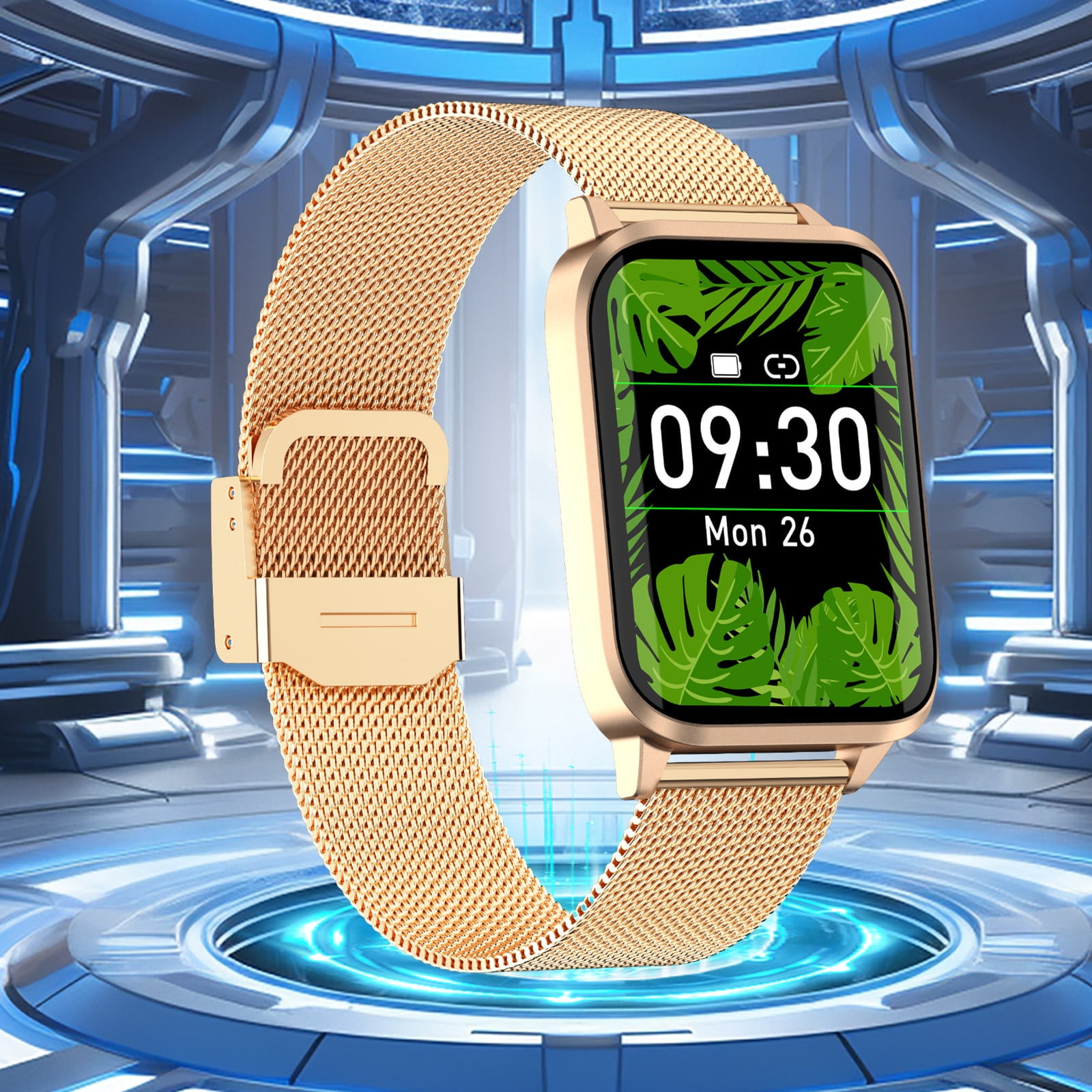 Temperature Monitoring Bracelet, Smart Health Tracker, Waterproof ...