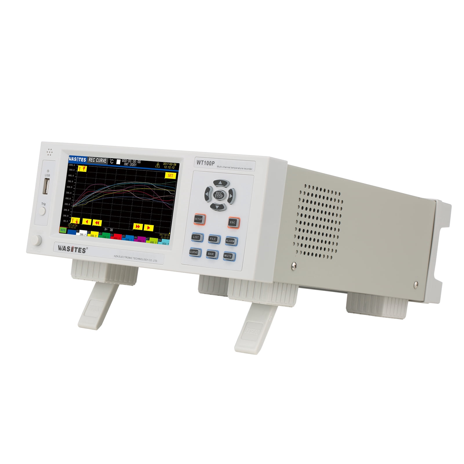 Temperature Recorder,Temperature With 5-inch Channels Temperature With ...