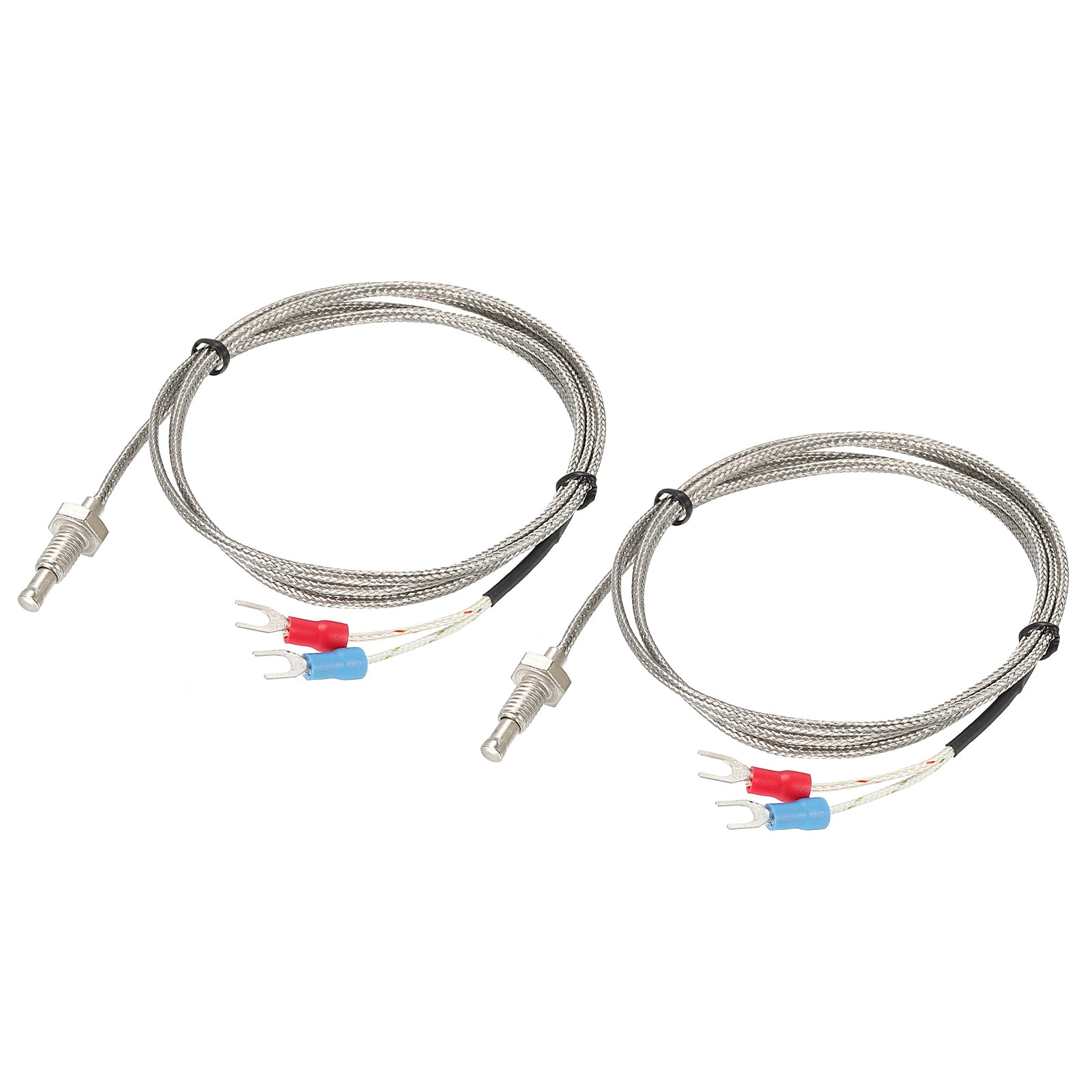 Temperature Sensor 2pcs M6 Screw Temperature Probe Thermocouple E Type ...
