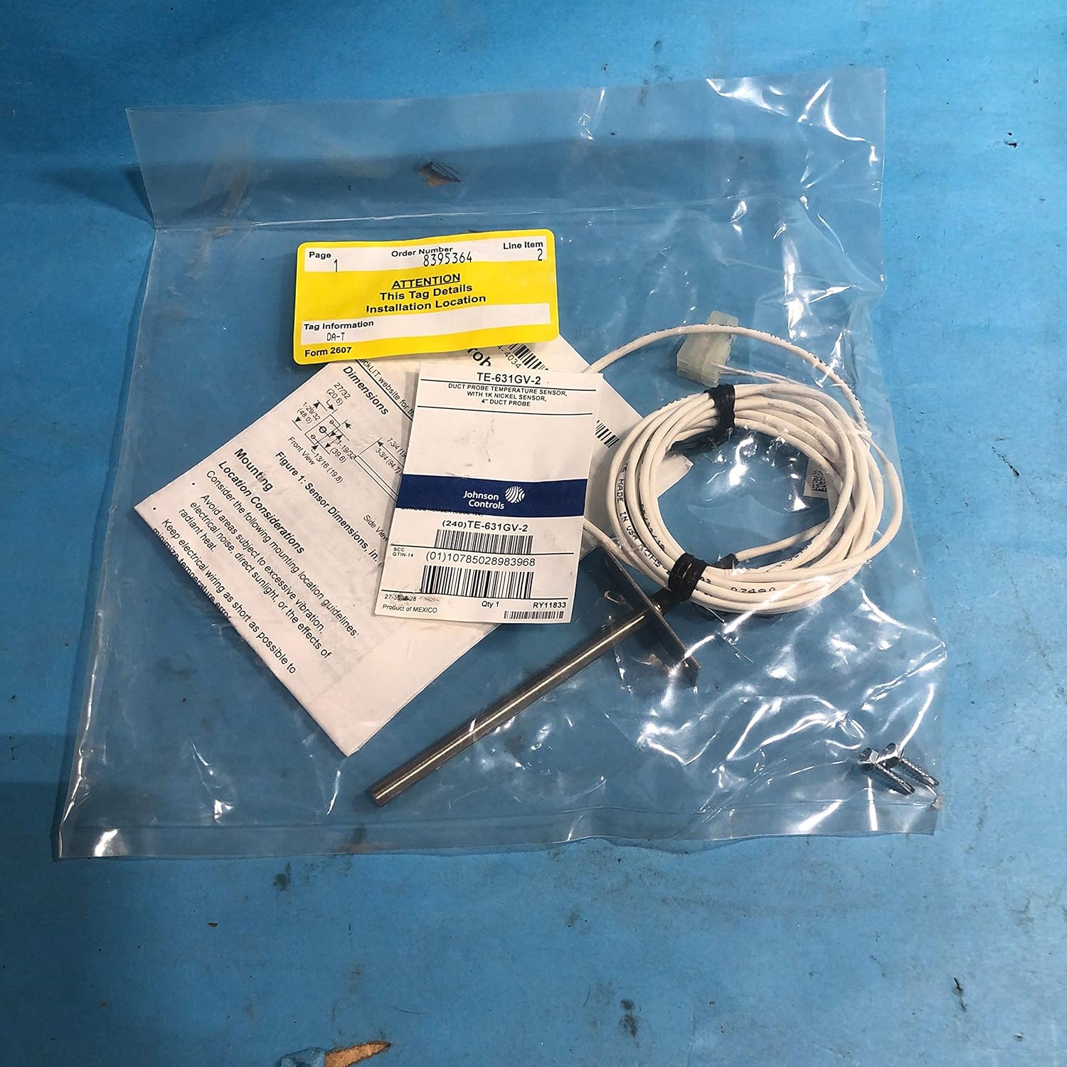 Temperature Sensor, Flange, 4" Size - Walmart.com