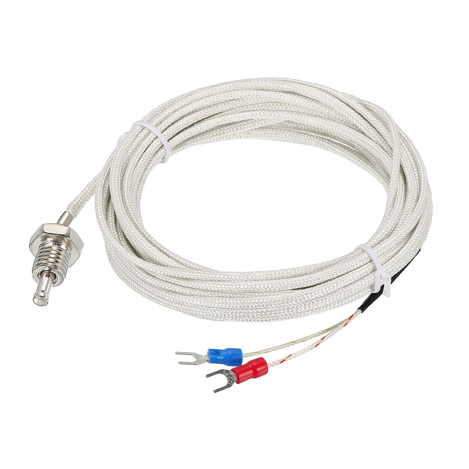 Temperature Sensor M10 Screw Temperature Probe Thermocouple E Type 16ft ...