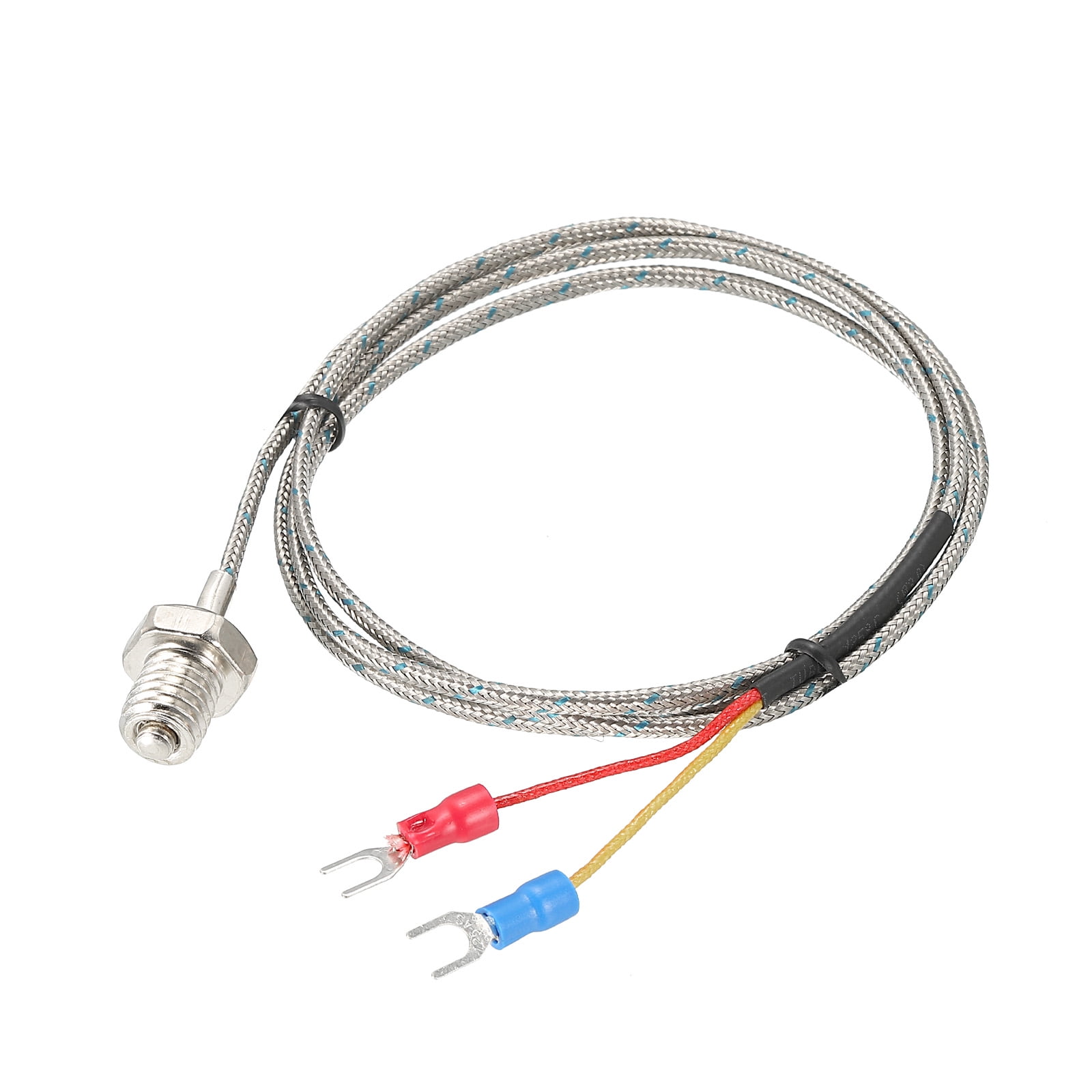 Temperature Sensor M10 Screw Temperature Probe Thermocouple J Type 5ft ...