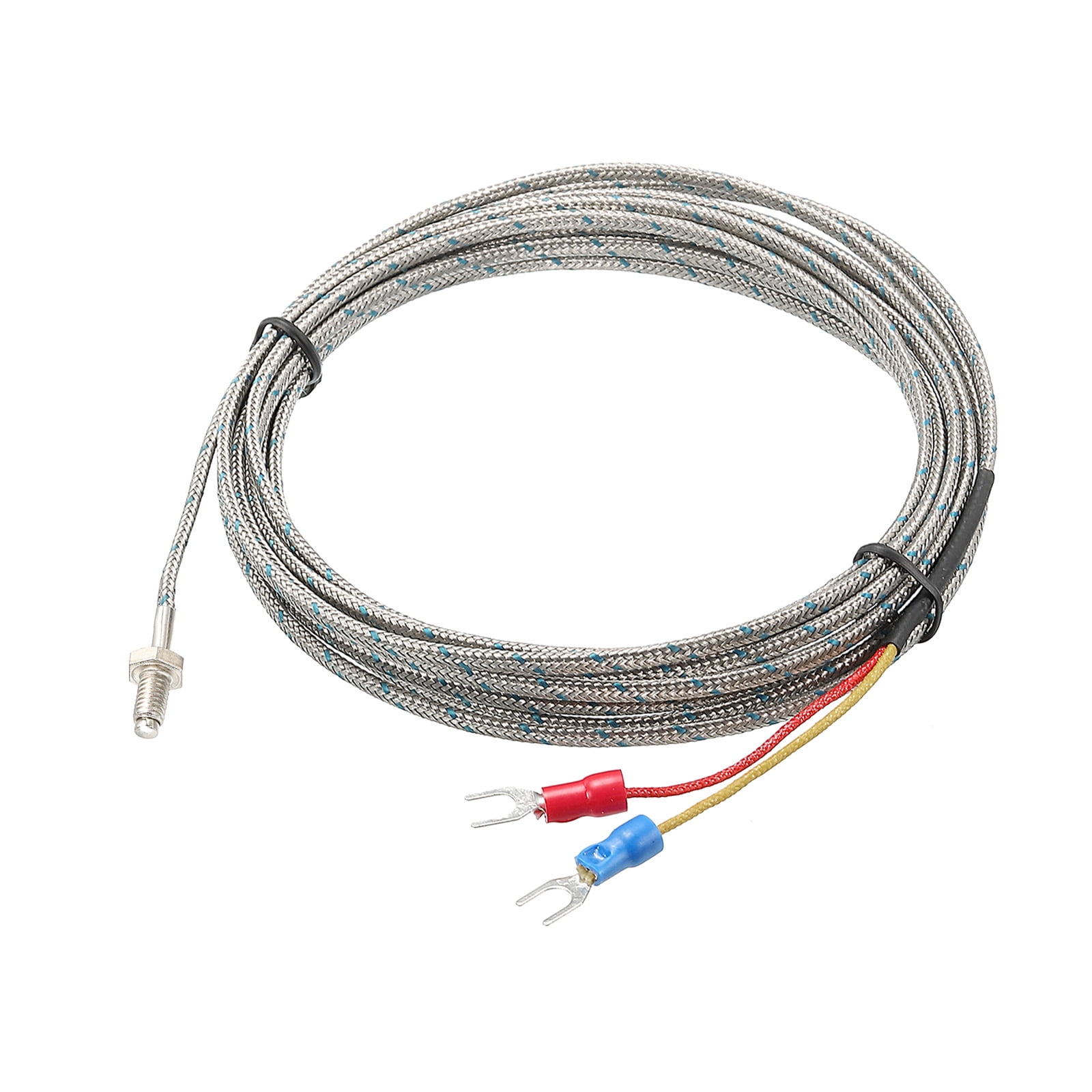 Temperature Sensor M6 Screw Temperature Probe Thermocouple J Type 10ft ...