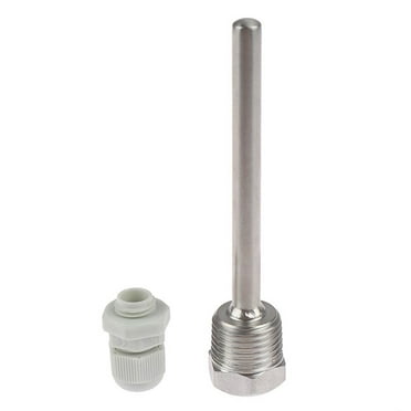 2Pcs Stainless Steel Thermowell G1/2'' Thread for Temperature Sensors ...