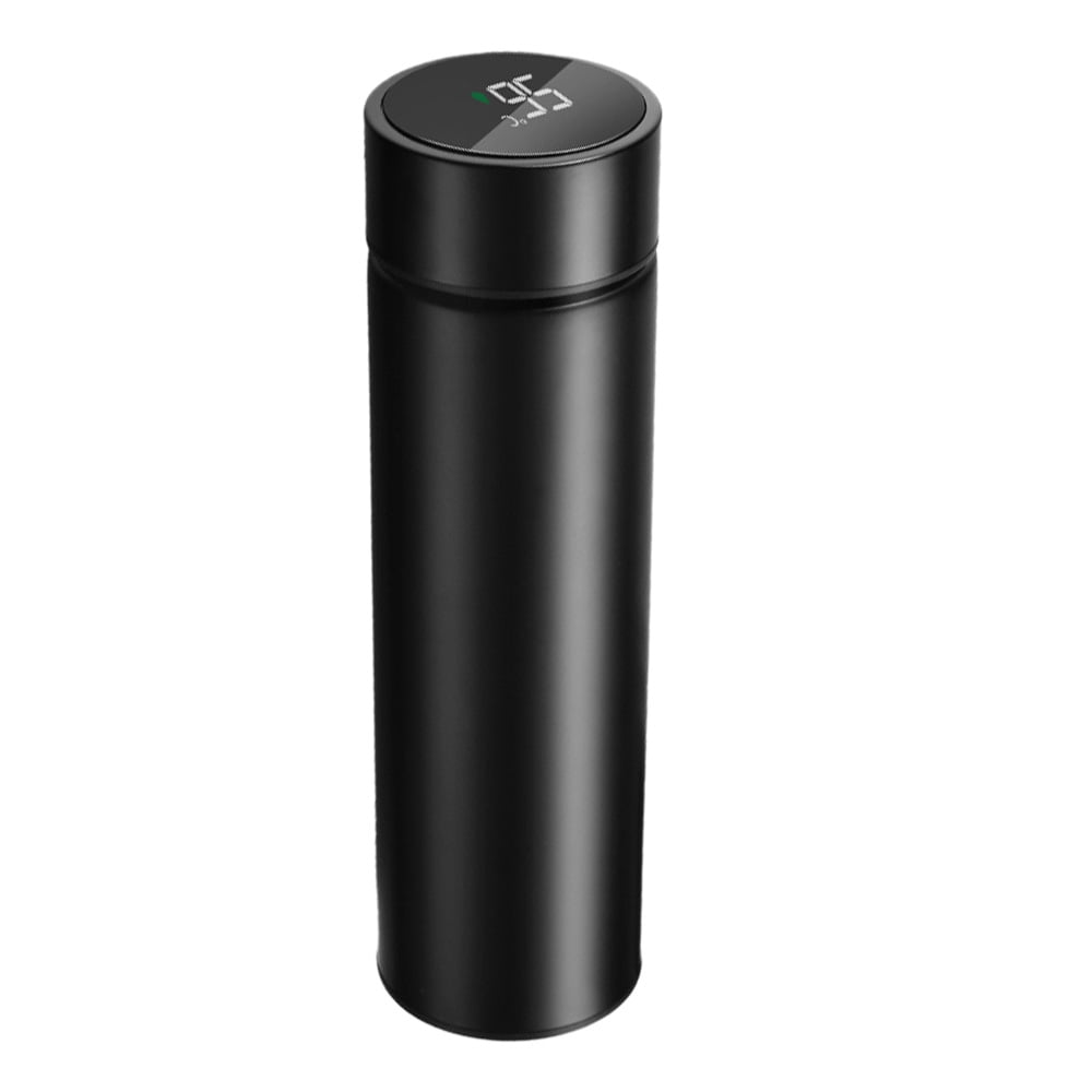 Temperature-Visible, Double-Wall Insulated Water Bottle with LED ...