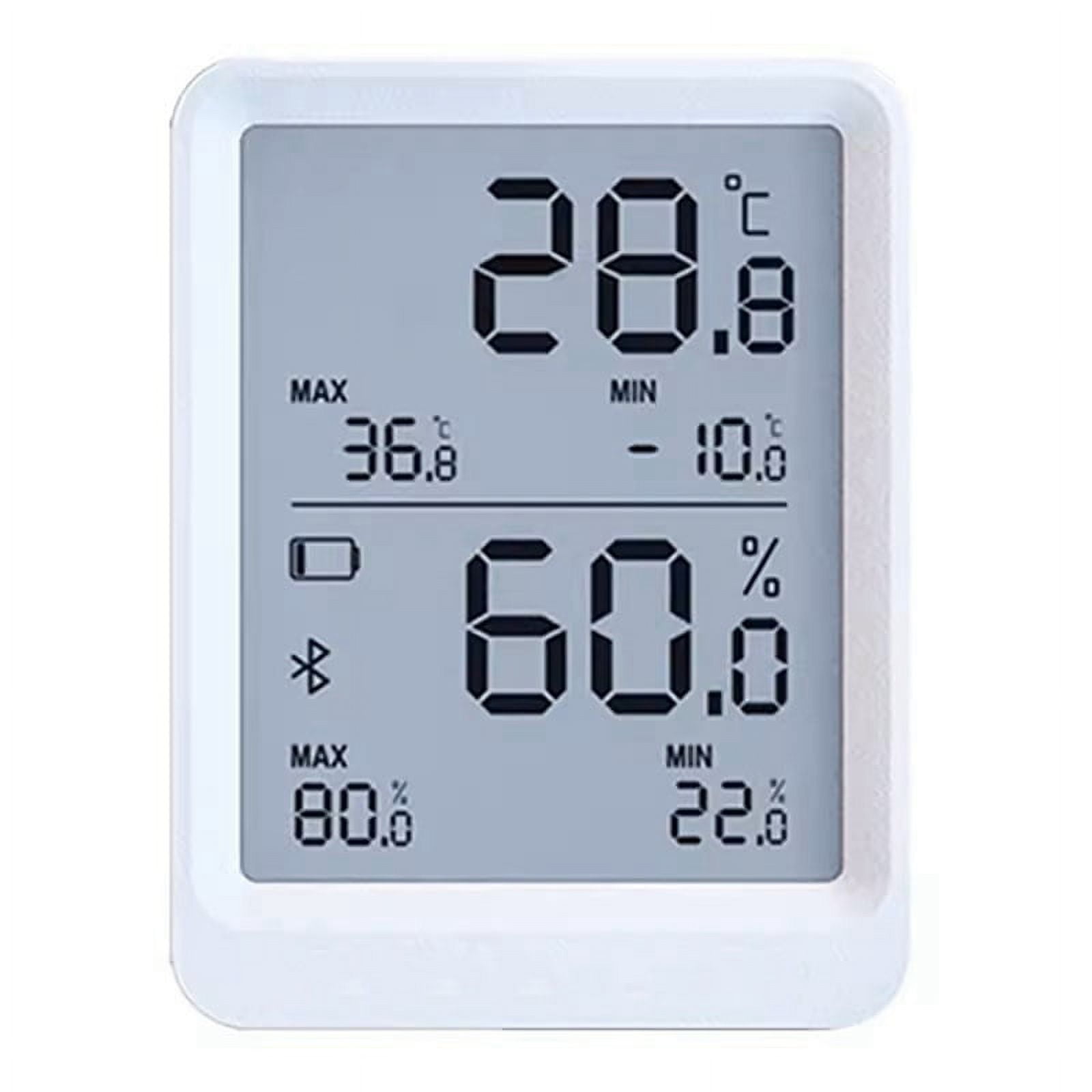 Temperature and Humidity Recorder Bluetooth Temperature Humidity Monitor Support Automatic Data ...