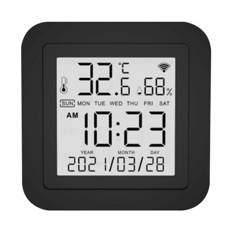 Temperature and humidity sensor + IR infrared remote control display ...