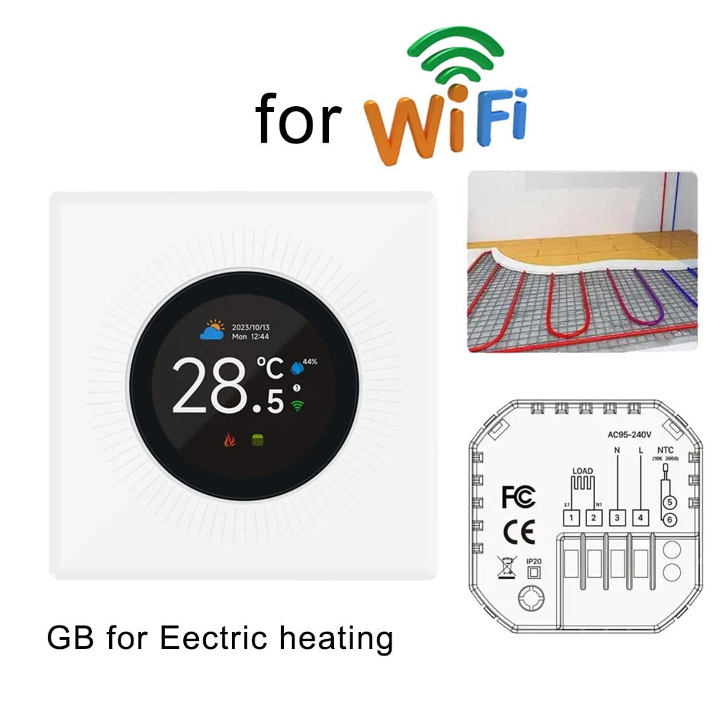 Temperature sensor knob with ambient light supports app remote control ...