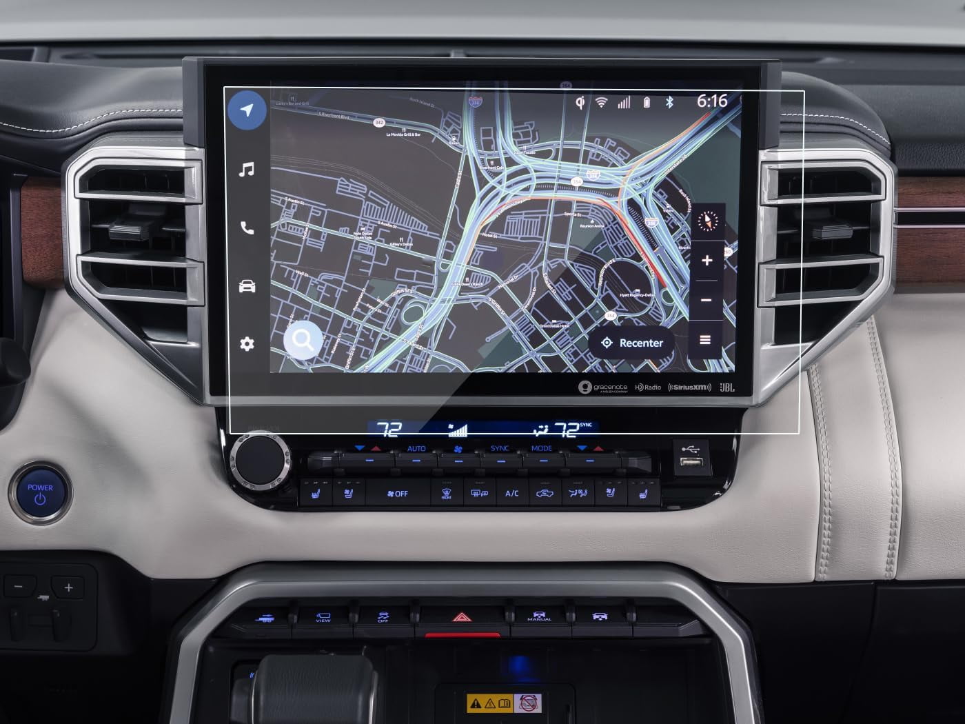 Tempered Gl Screen Protector For 2024 2023 2022 Toyota Tundra, 2024 ...