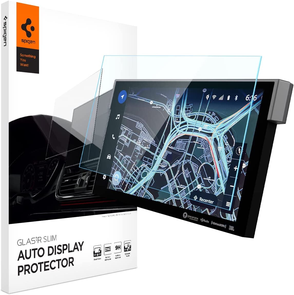 Tempered Gl Screen Protector [GlasTR Slim] designed for Toyota Tundra ...