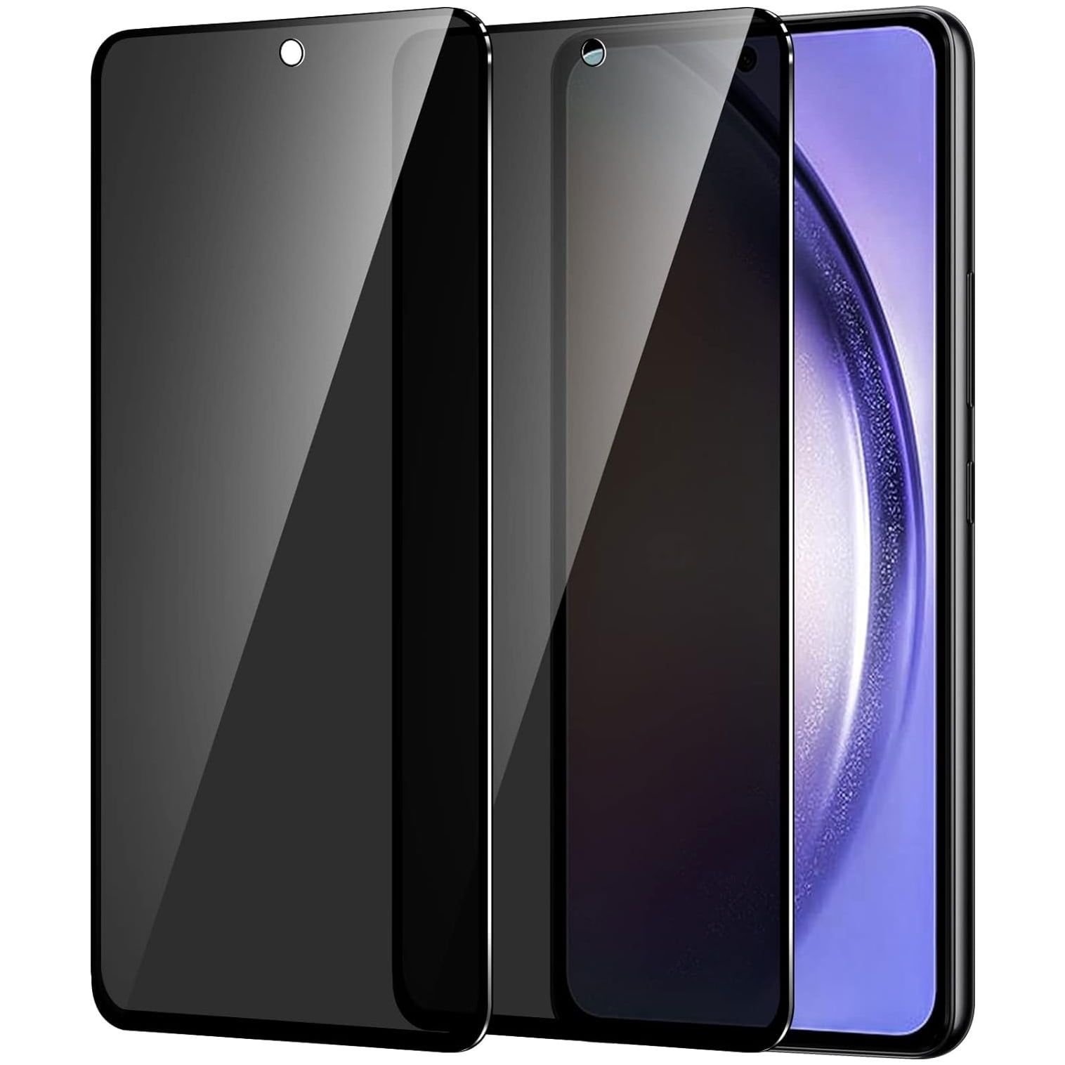 Tempered Glass 2 Pack Privacy Screen Protector for Samsung Galaxy S24 ...