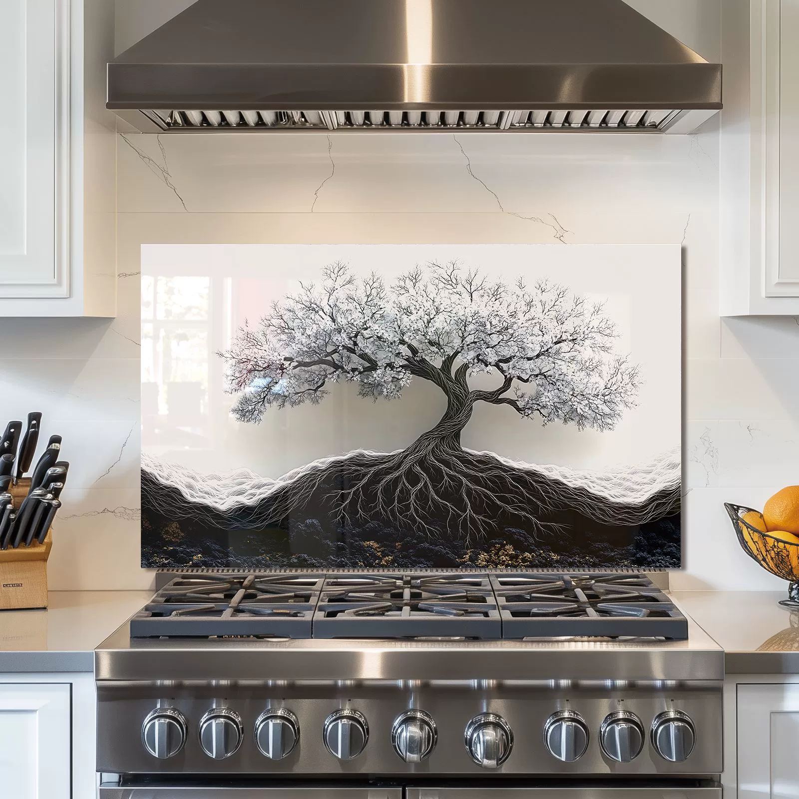 Tempered Glass Backsplash For Kitchen Behind Stove,Stove Back Top Cover ...