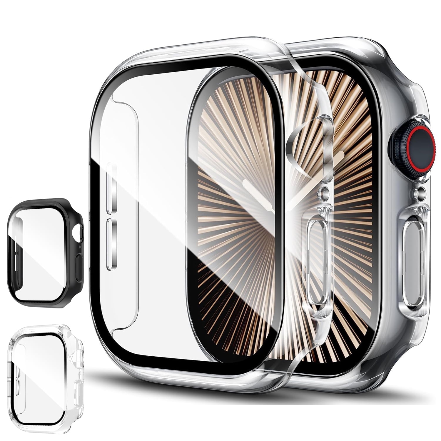 AYAMAYA Case for Apple Watch Series 11 10 46mm, Full Protection Hard PC ...