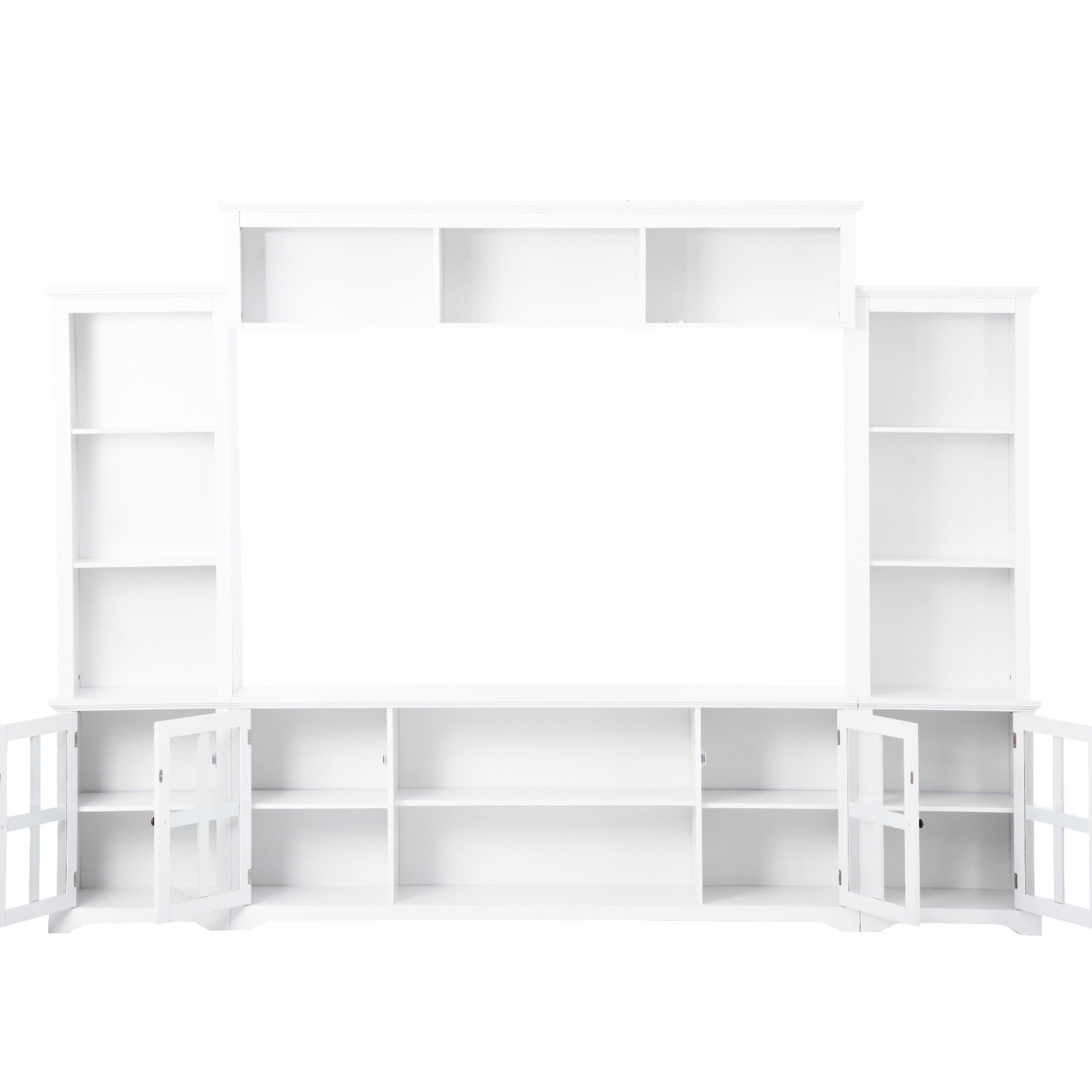 Tempered Glass Door - All-in-One Function - TV Viewing Area - Ensure ...