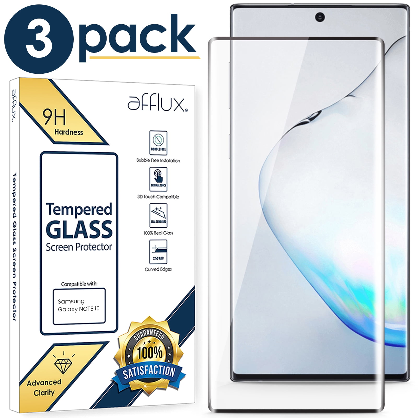 Tempered Glass For Galaxy Note 10 Screen Protector Tempered Glass ...