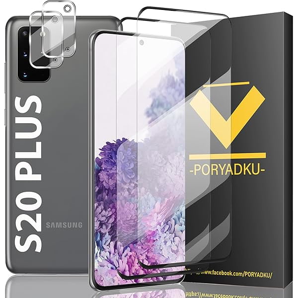 Tempered Glass For Galaxy S20+ / S20 Plus Screen Protector 2 Pcs [6.7 ...