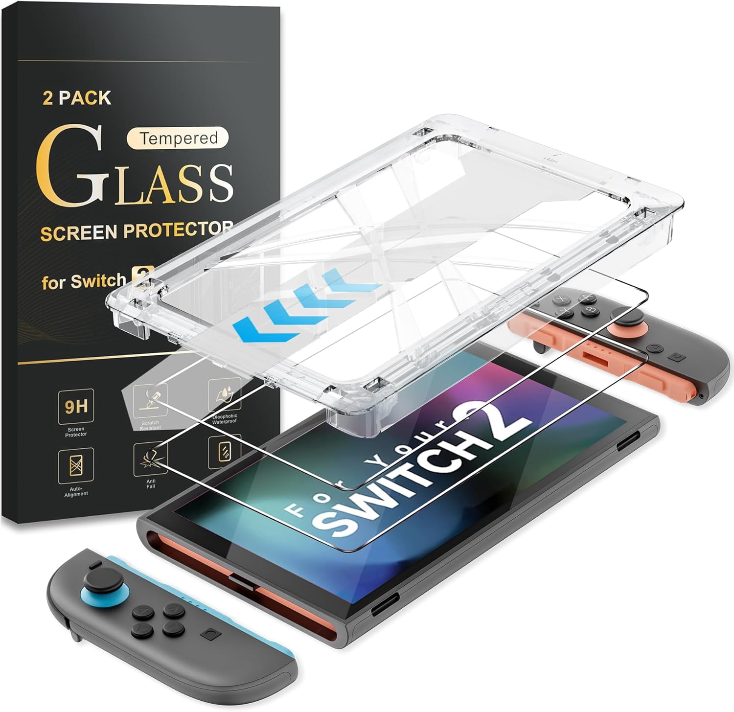 Tempered Glass Screen Protector for Switch 2 2025, Switch 2 Accessories ...