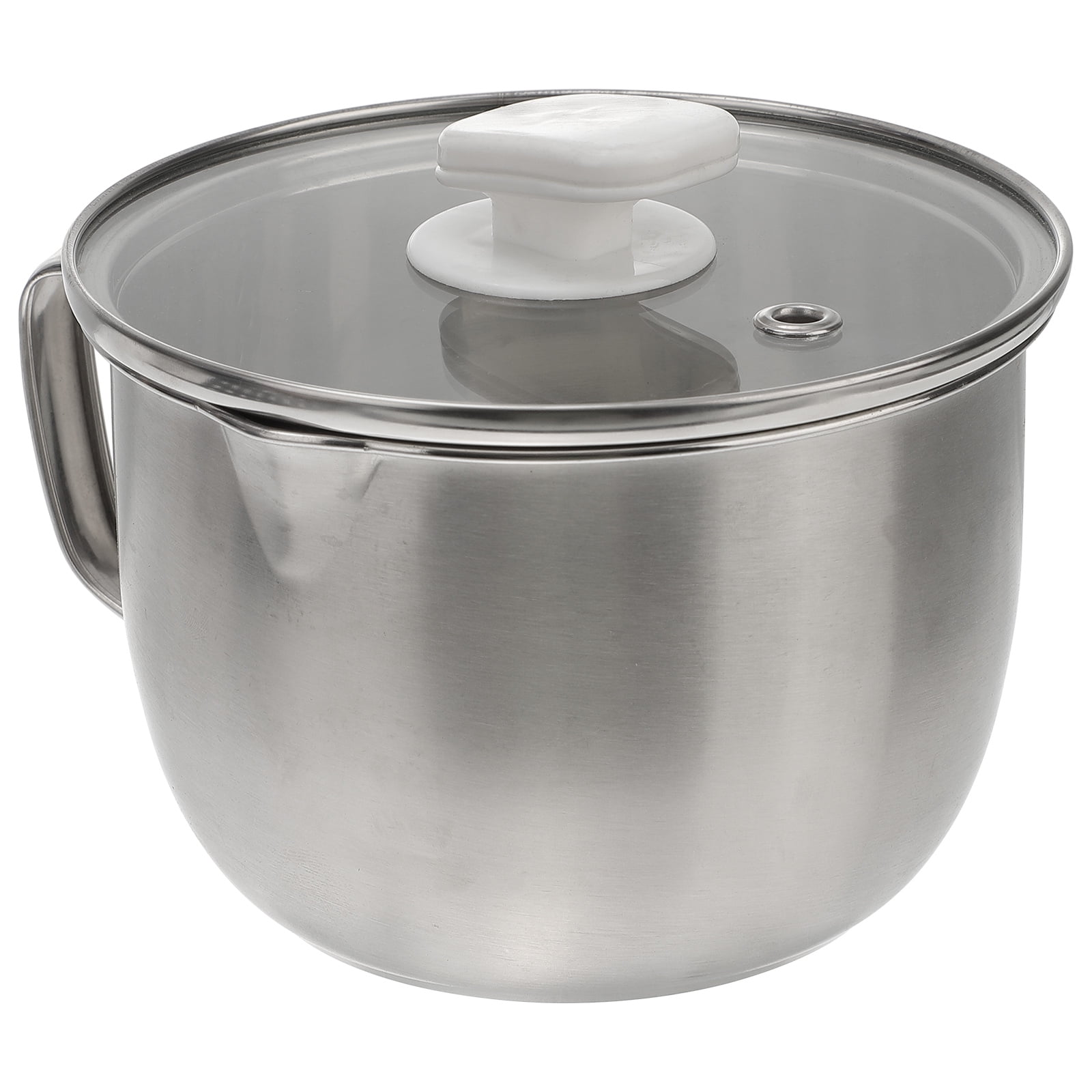 Tempered Glass Stainless Steel Oil Filter Jug Kitchen Container Grease ...