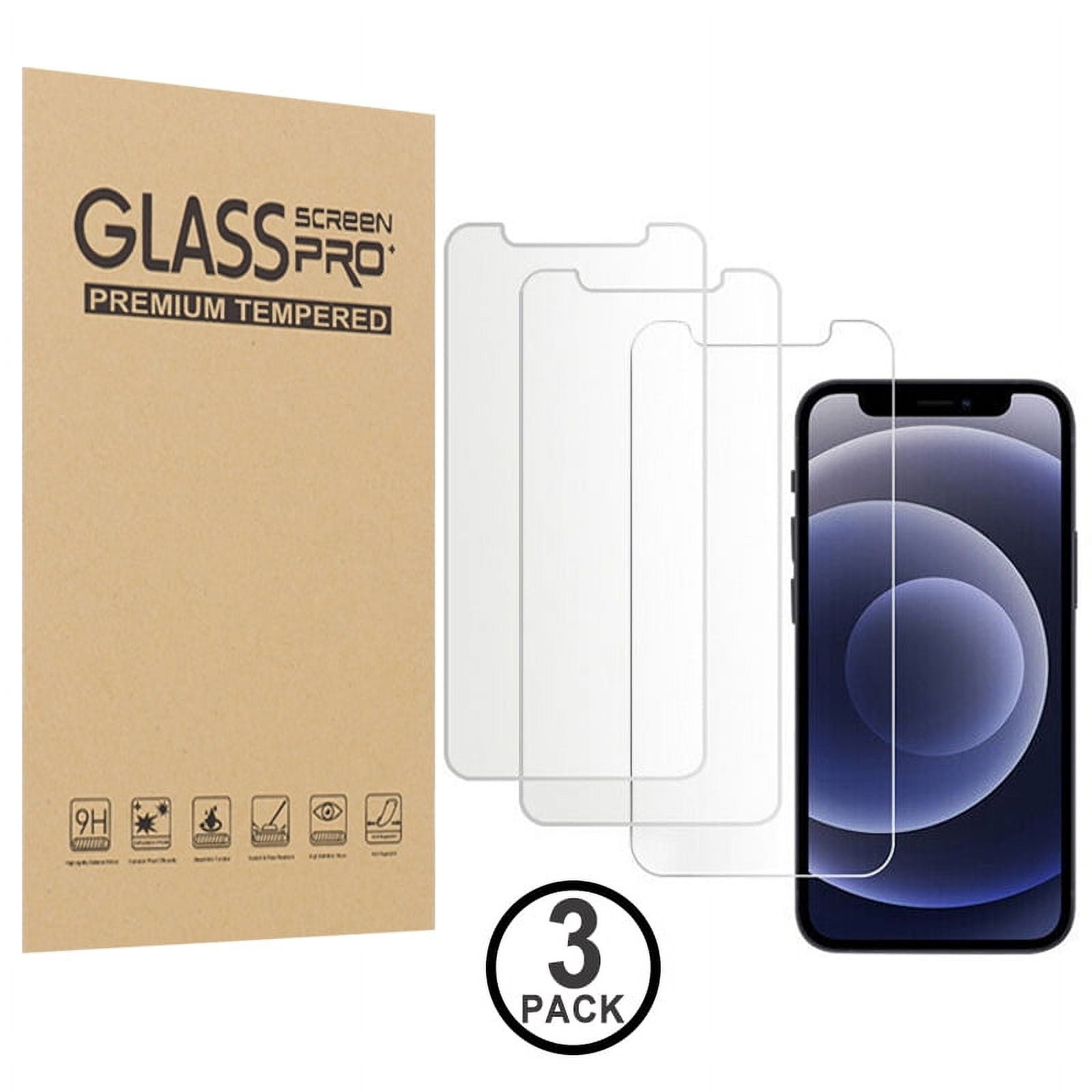 Tempered Glass for iPhone 12 Mini - 3PACK! - Walmart.com