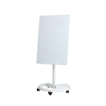 Emma + Oliver Mobile Whiteboard/Cloth 3 Section Partition with Locking ...
